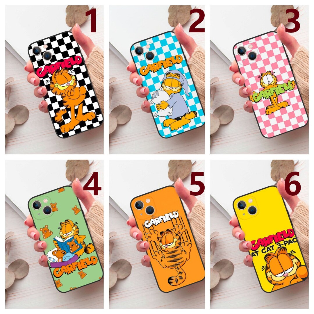 Kawaii Ins Garfield Cute Anime Comic Game iPhone Case Samsung - Etsy Canada
