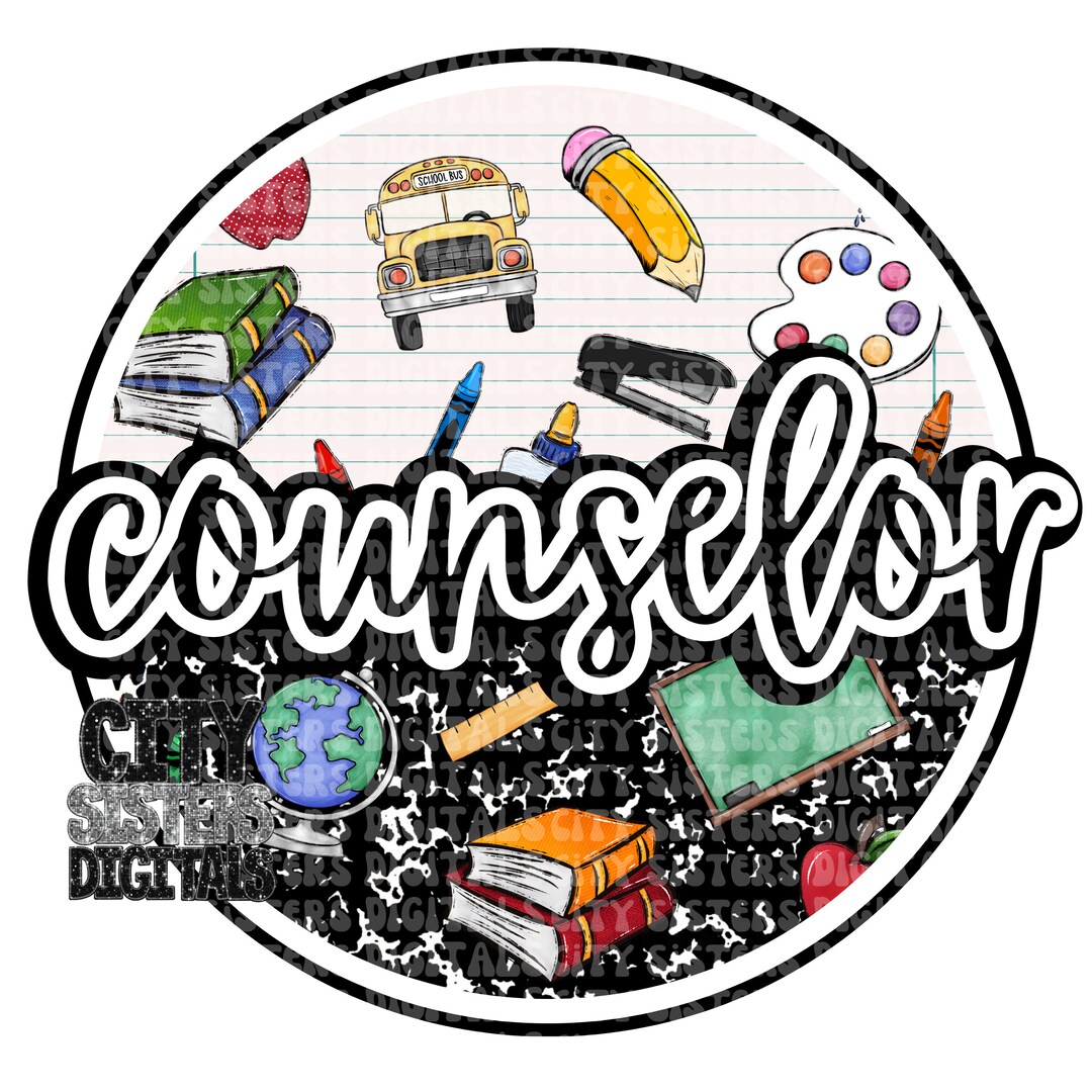 COUNSELOR Png, School Counselor Png for Sublimation Dtf, School Png ...