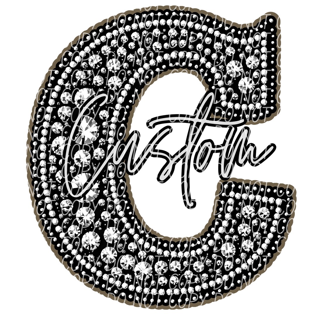 CUSTOM SCHOOL SPIRIT Png, Rhinestone School Spirit Png, Digital File ...