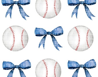 Coquette Baseball Bow Png Digital Illustration Clipart Download ...