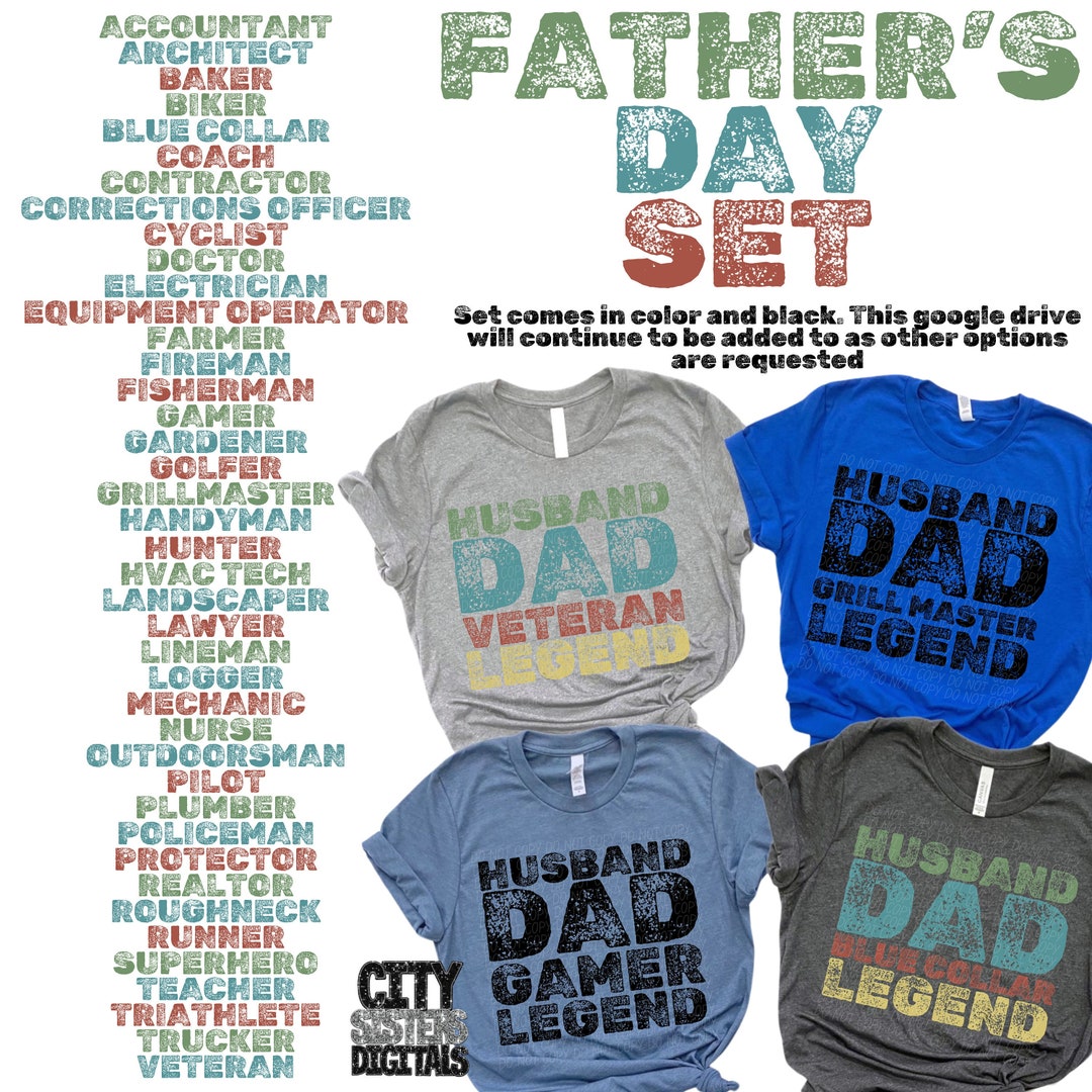 FATHER'S DAY BUNDLE, 41 Dad Designs in This Google Drive Bundle, This ...