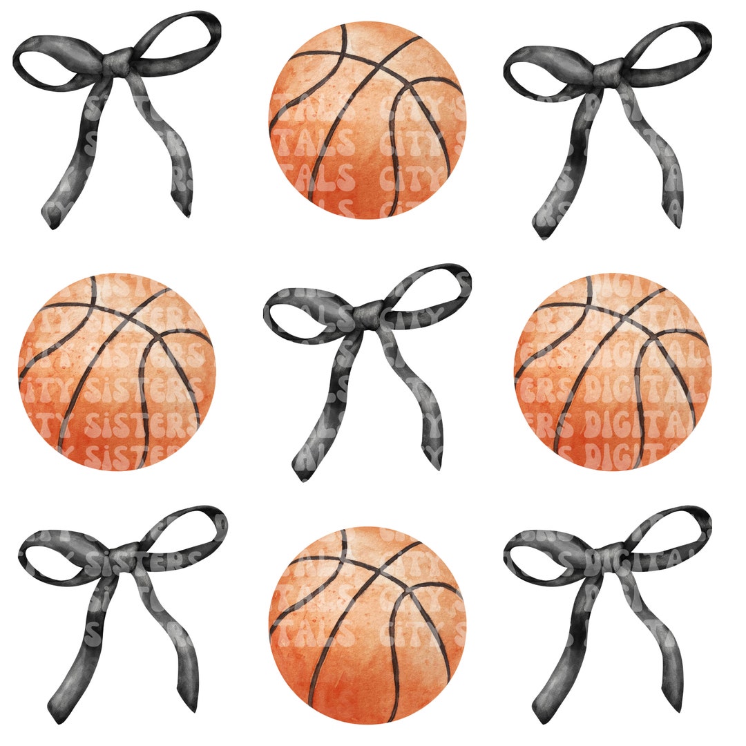 COQUETTE BASKETBALL BOWS Png, Basketball Bow Png, Basketball Png ...