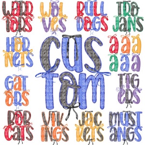 CUSTOM DOTS Png, Faux Embroidery Png, Digital File for Sublimation and ...