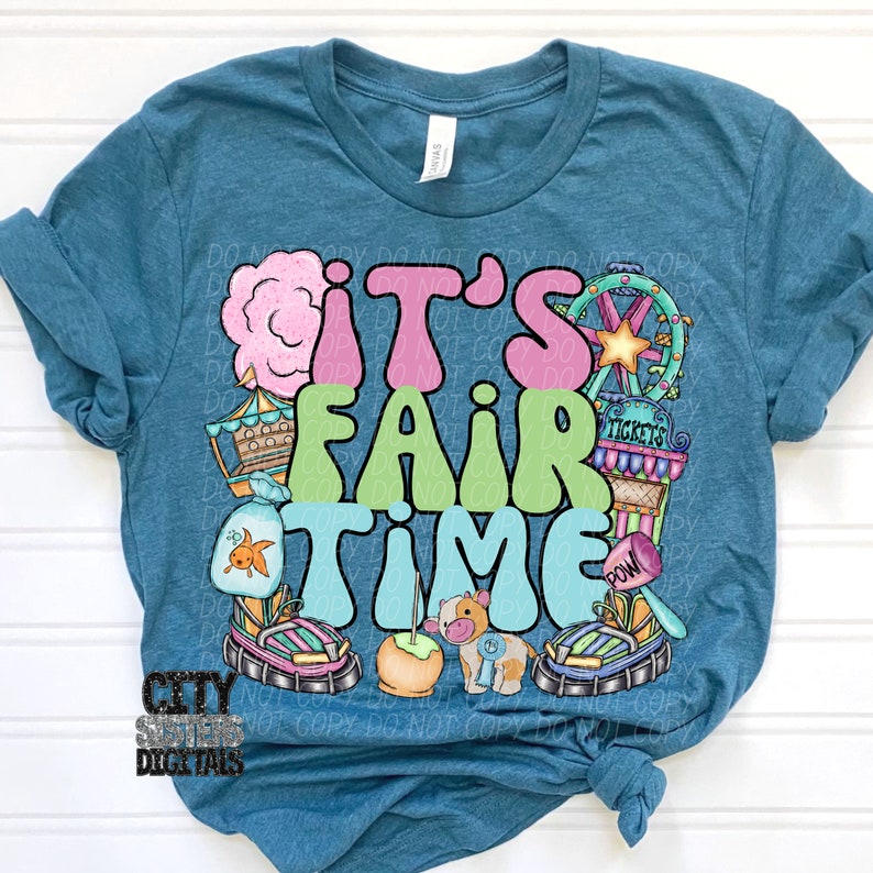 IT'S FAIR TIME Png, County Fair Digital for Sublimation & Dtf, Fair ...