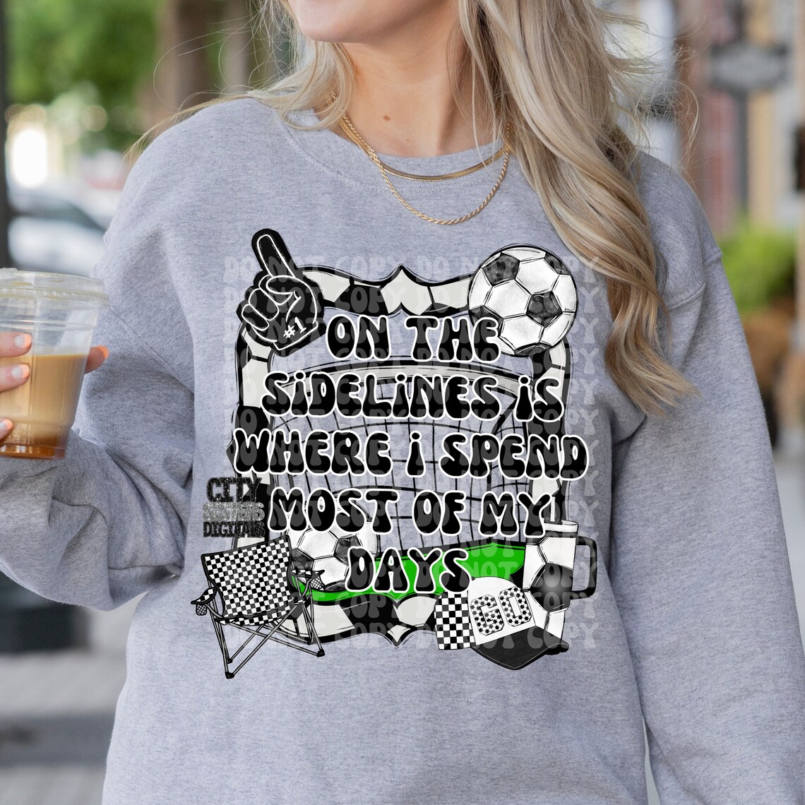 Soccer Mom PNG: Sidelines Design, Sublimation & DTF (digital File) - Etsy