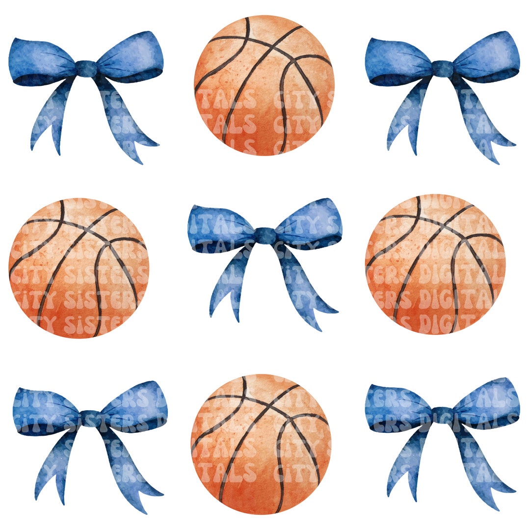 COQUETTE BASKETBALL BOWS Png, Basketball Bow Png, Basketball Png ...