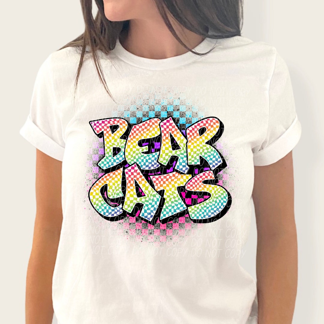 BEARCATS Png, Bearcats School Spirit Digital for Sublimation and Dtf ...