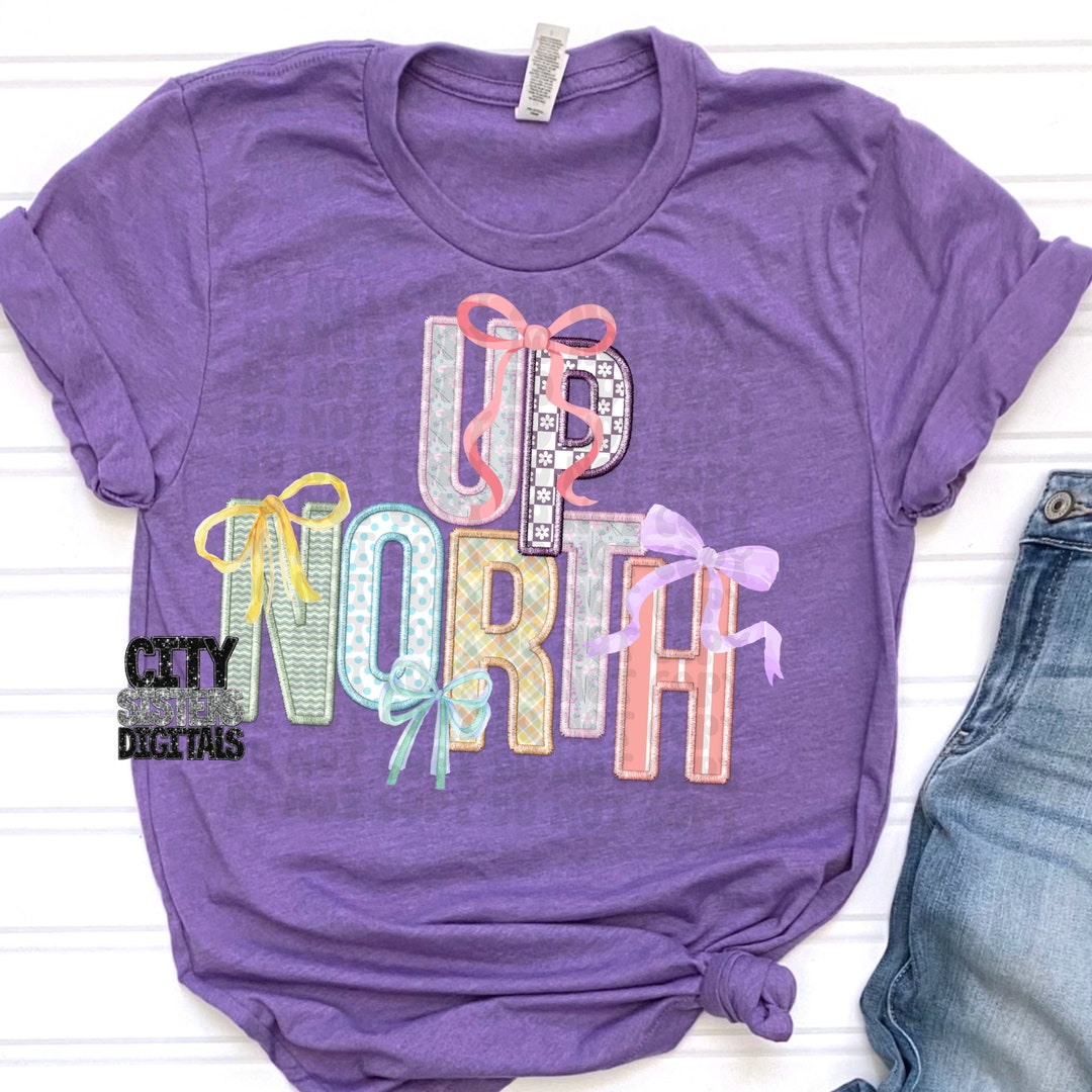 UP NORTH Png, Coquette up North Png, Bow Png, up North Digital ...