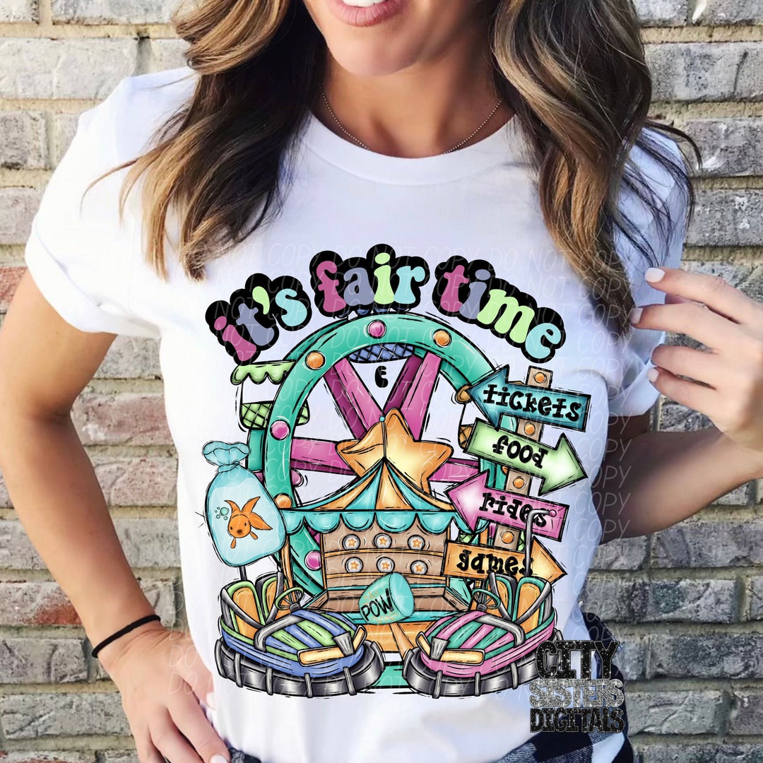 It's Fair Time PNG: County Fair Digital Design (sublimation & DTF) - Etsy
