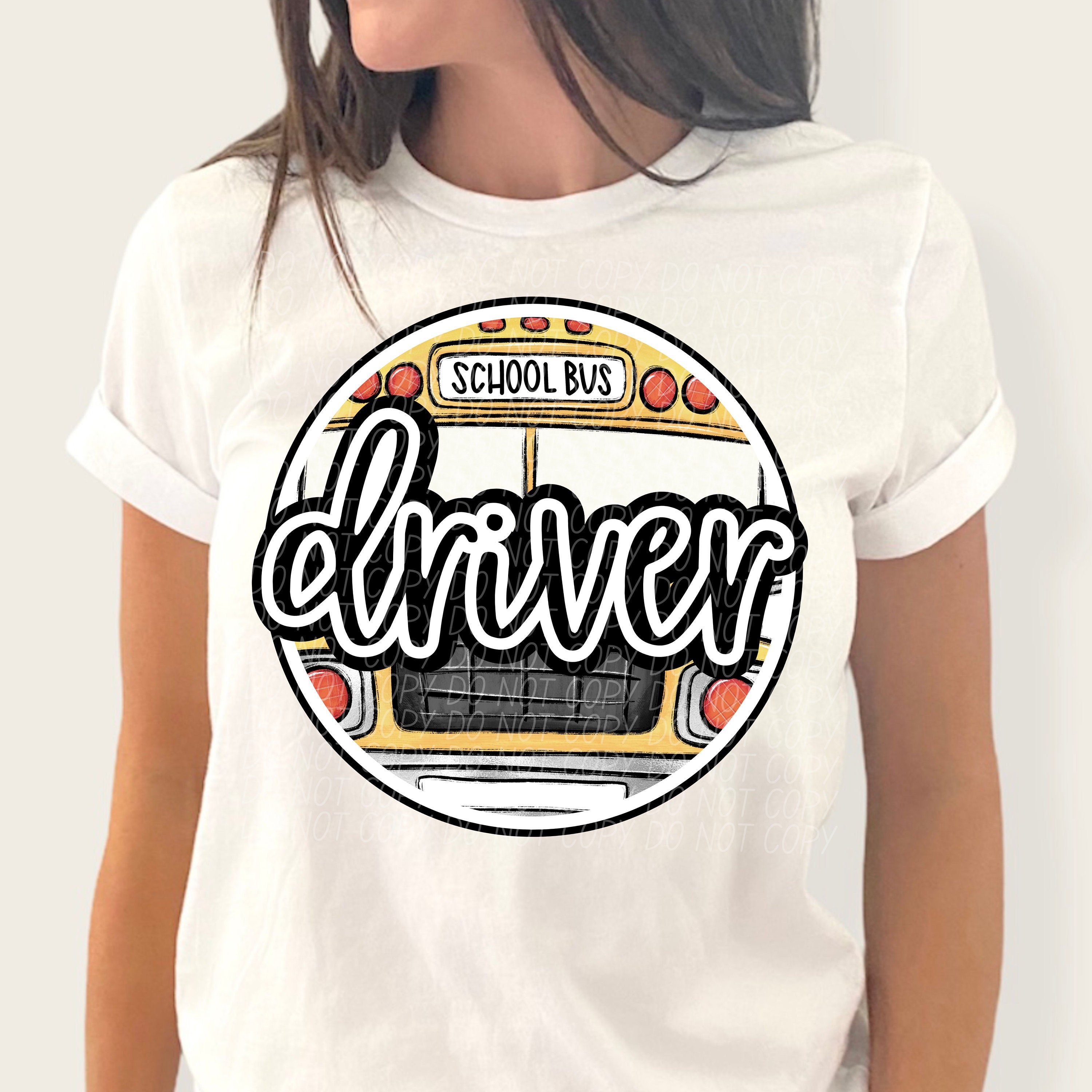 School Bus Driver PNG: Back to School Design (digital Download) - Etsy