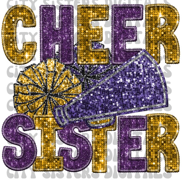 Gold Glitter Cheer - Etsy
