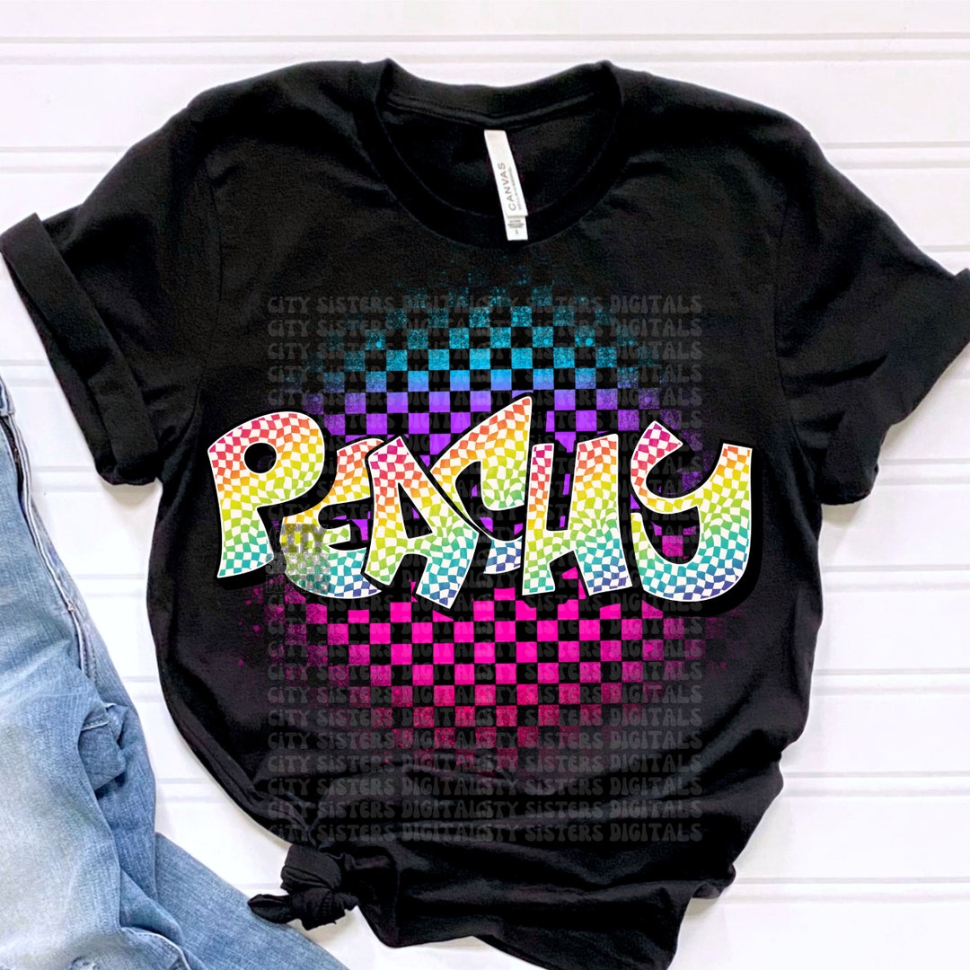 PEACHY Png, Retropeachy Png, 80's Png, Peachy Digital Download, Vintage ...