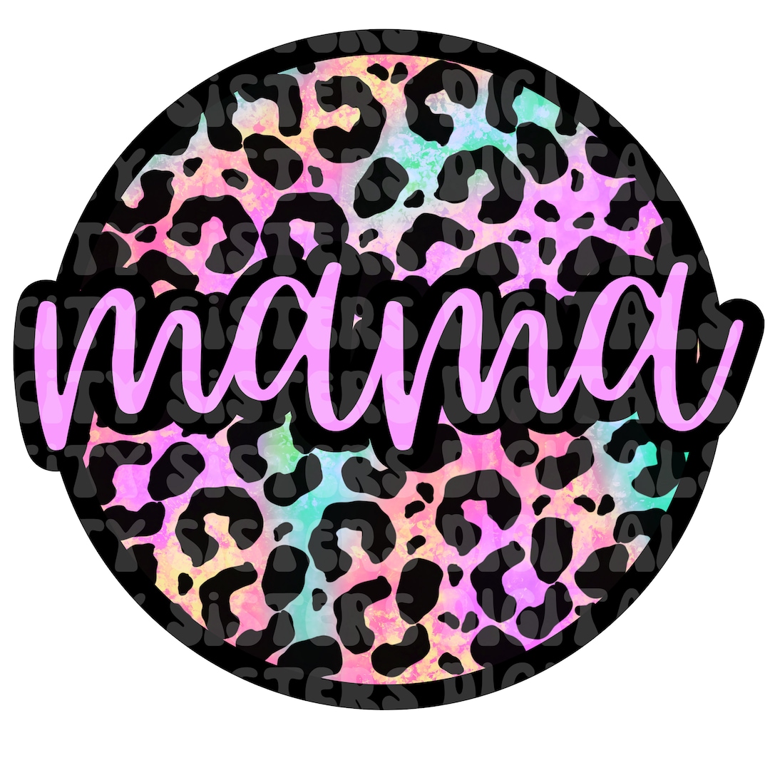 MAMA Png, Leopard Mama Png, Mama Digital, Mama Graphic, Retro Mama Png ...