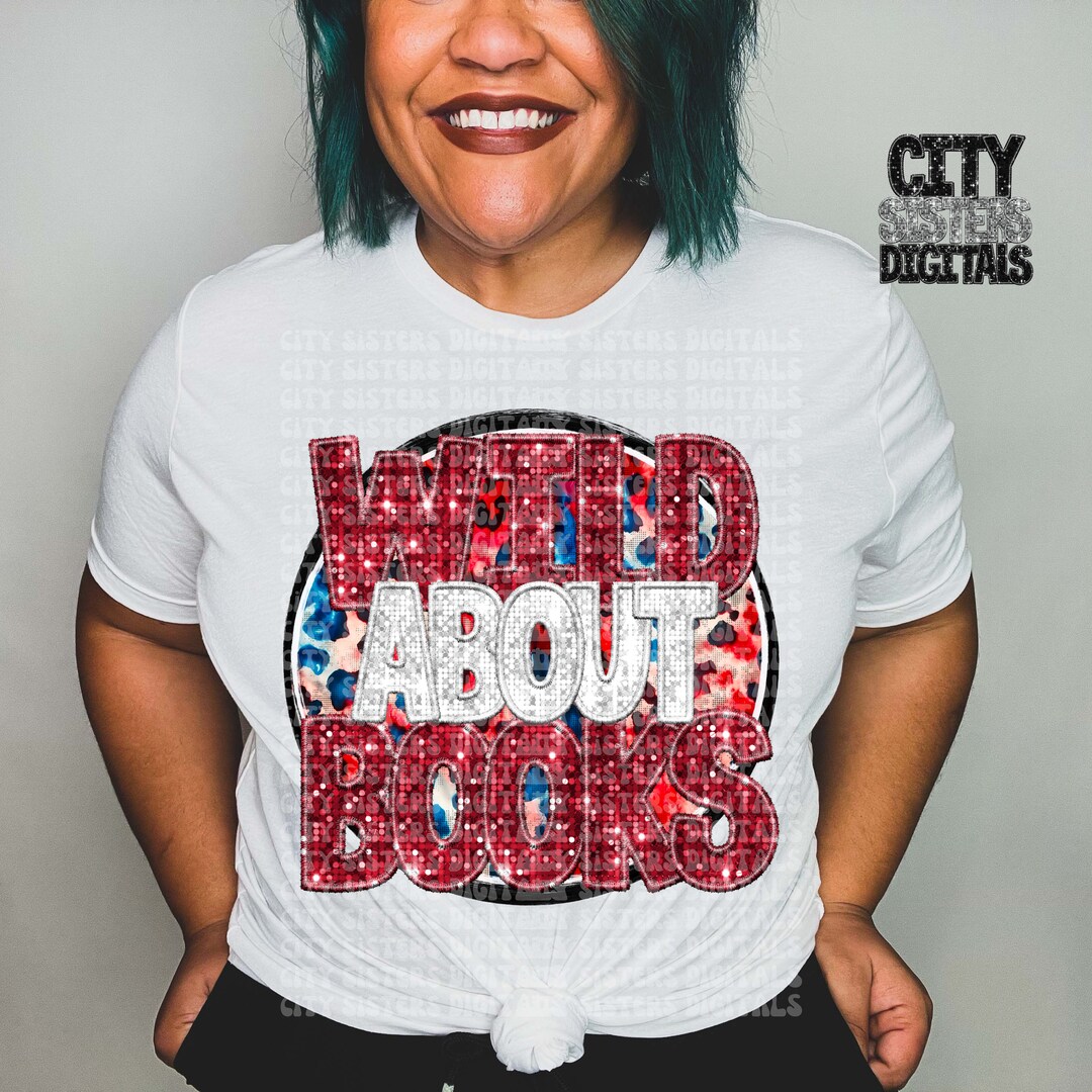 WILD ABOUT BOOKS Glitter Png, Read Across America Png, Reading Digital ...