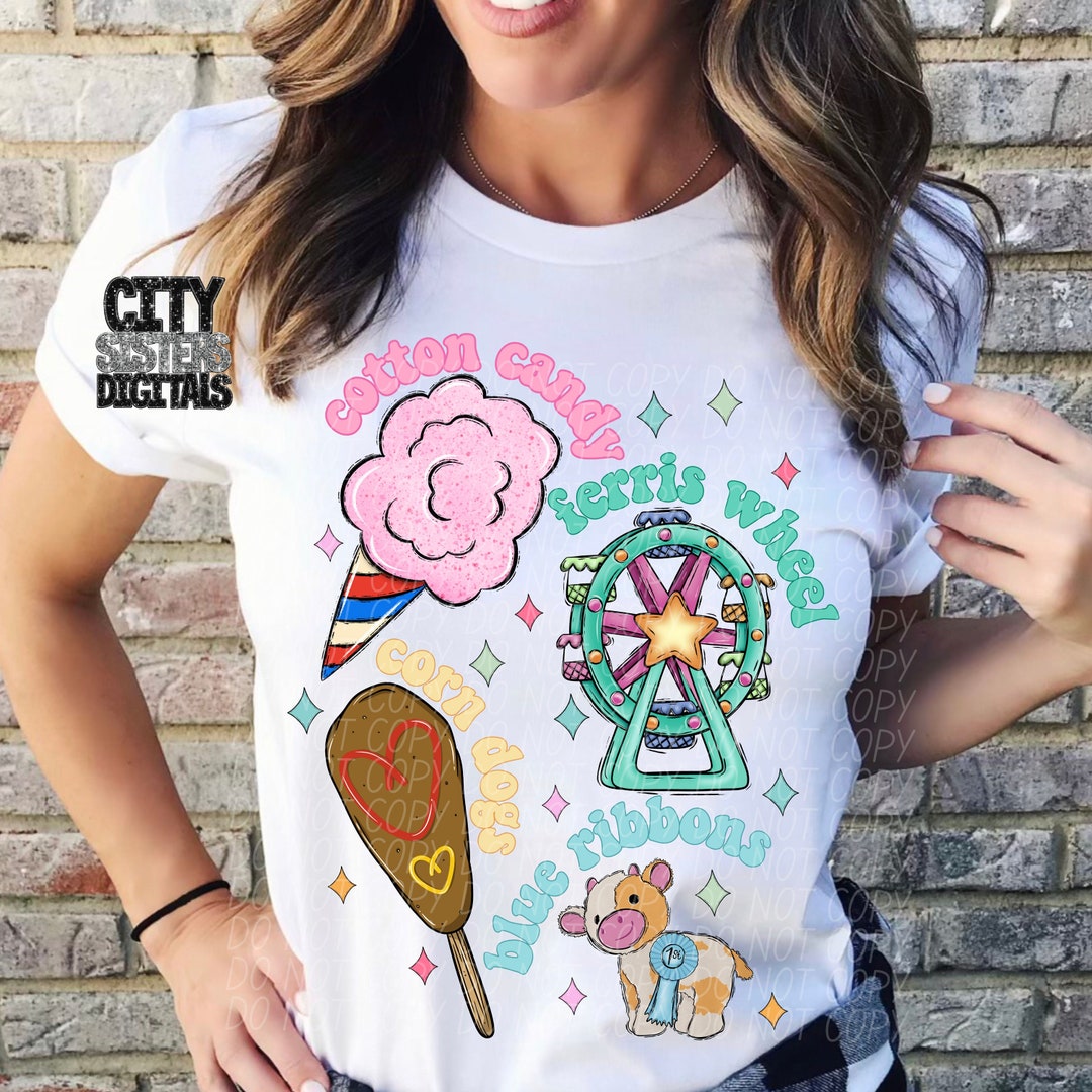 COUNTY FAIR Png, County Fair Digital for Sublimation & Dtf, Fair Rides ...