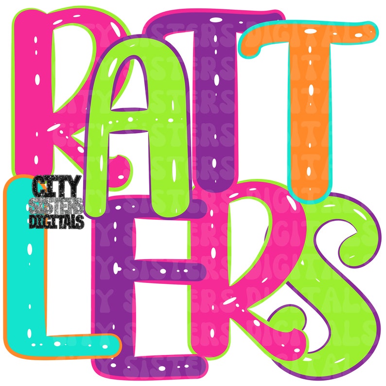 NEON RATTLERS Png, Rattlers Digital for Sublimation and Dtf, Bright ...