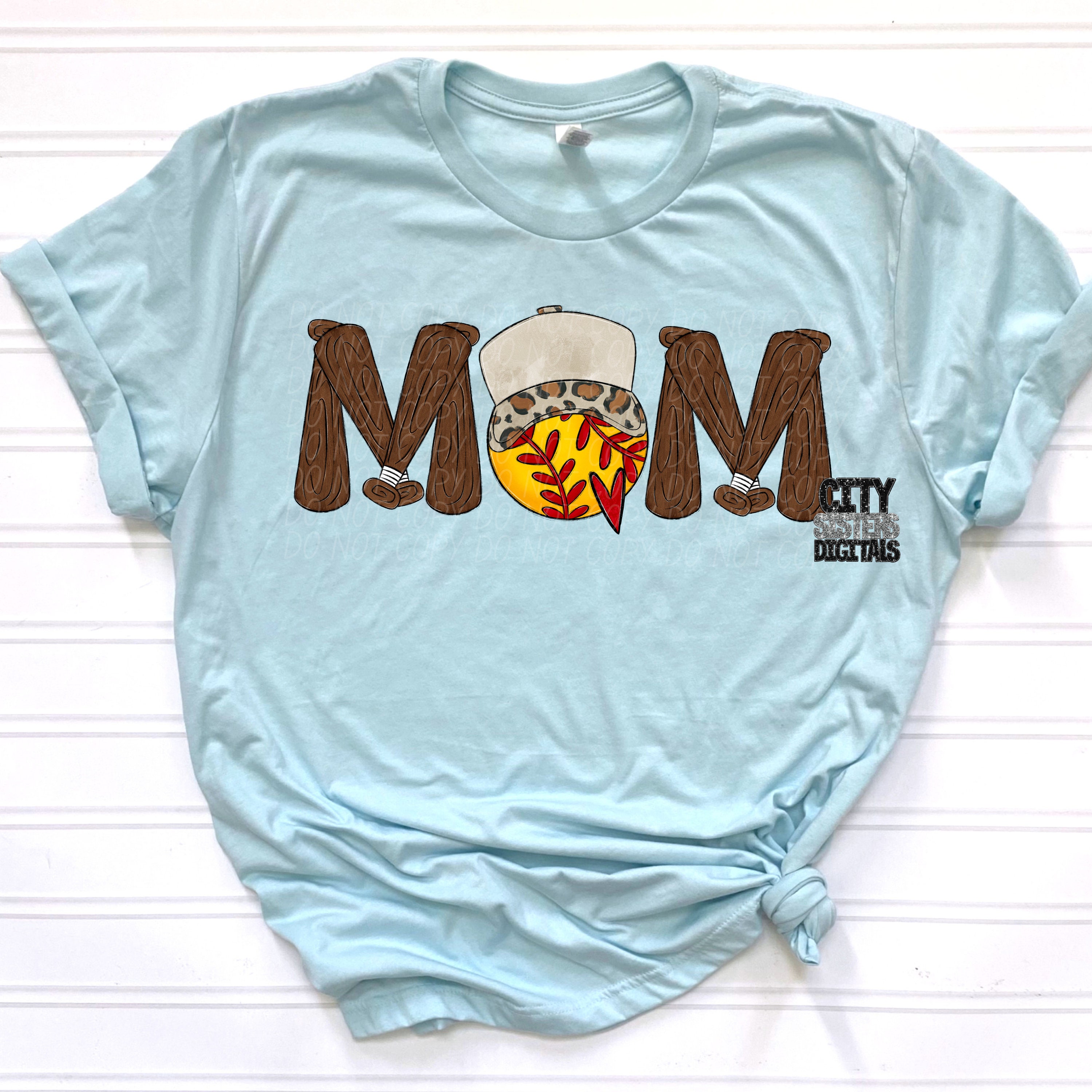 Leopard Softball Mom PNG: Sublimation & DTF Digital Design - Etsy