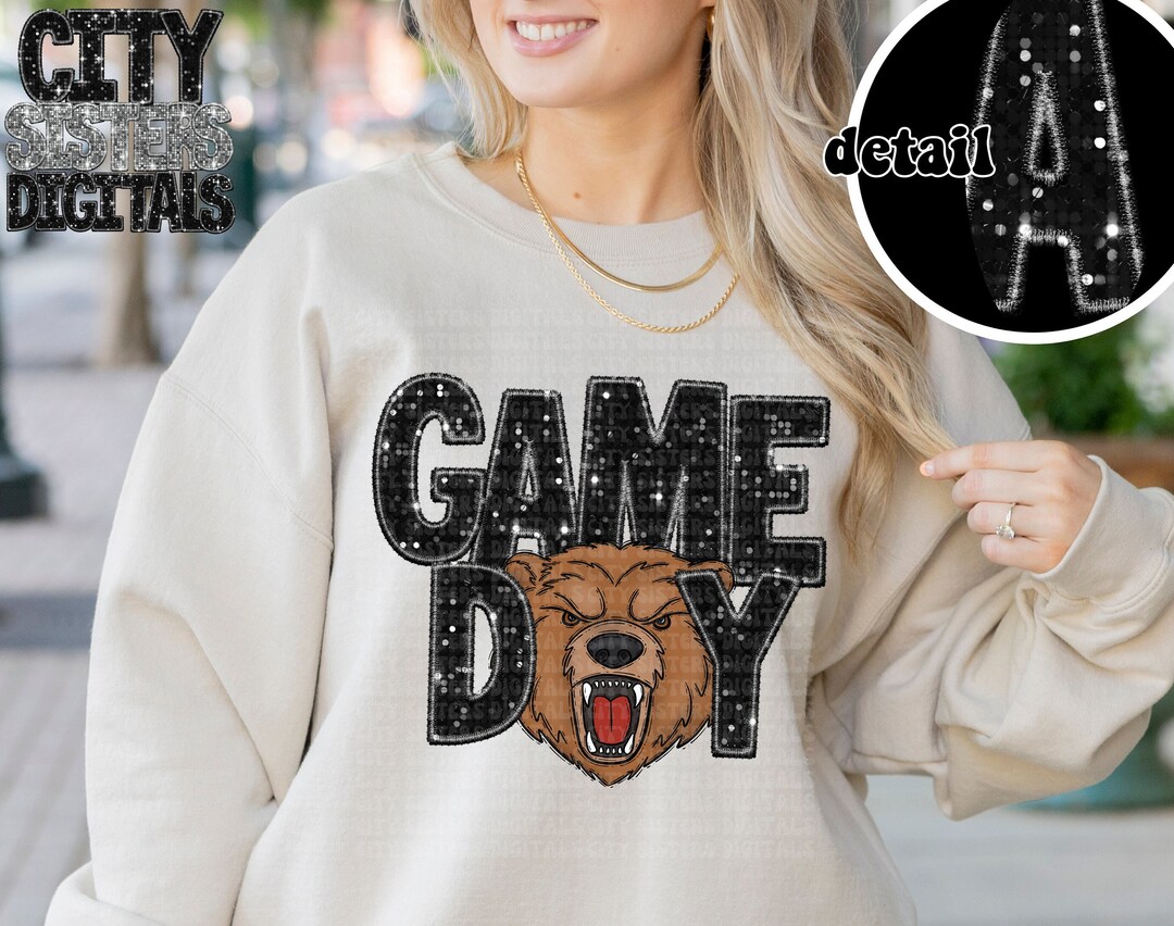 BEARS GAME DAY Png, Bears Game Day Digital for Sublimation & Dtf, Png ...