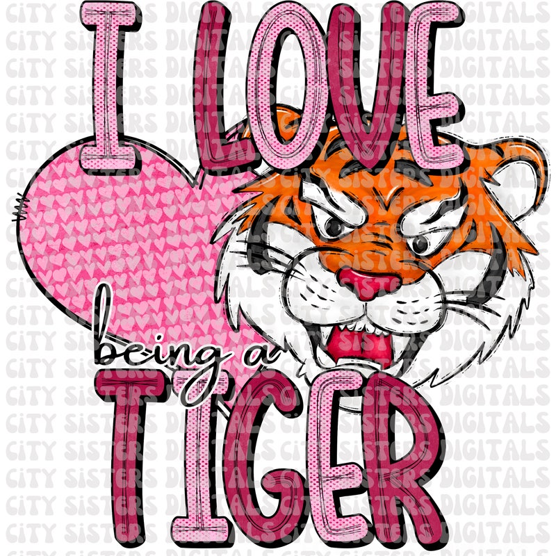 Tiger Valentine - Etsy