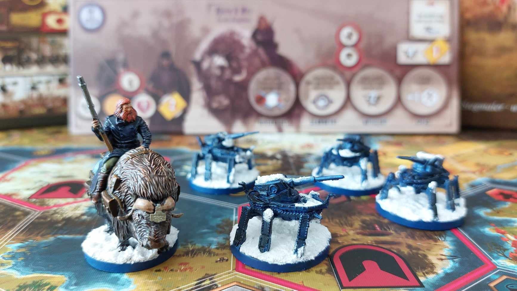 Scythe Painted Miniatures, Cards & Tokens in Mint Condition, Base Game ...