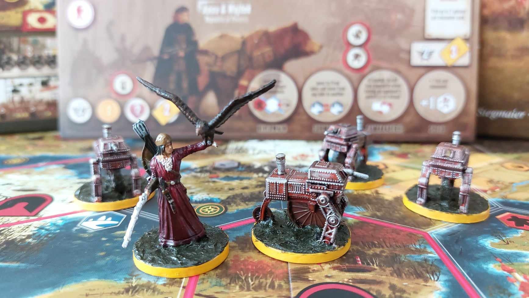 Scythe Painted Miniatures, Cards & Tokens in Mint Condition, Base Game ...