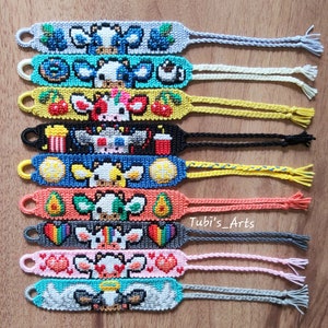 Cow Woven Friendship Bracelet | LGBTQ Bracelet | Cow Relationship ...