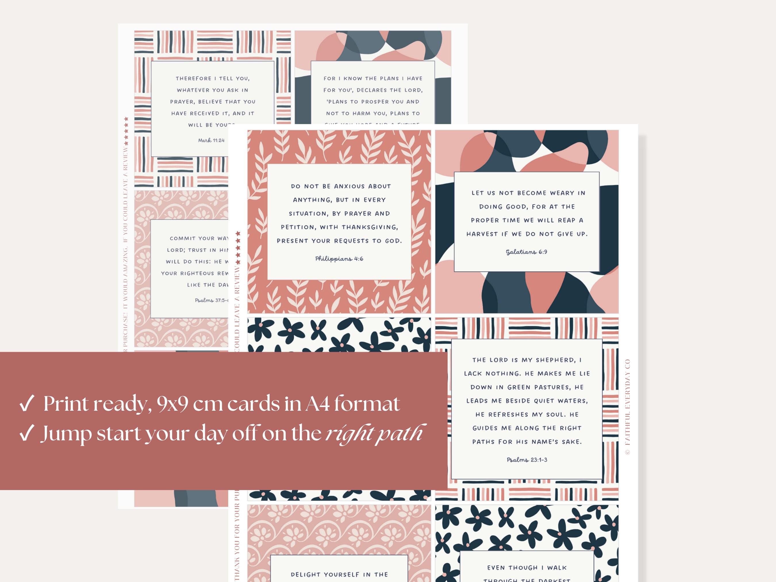 18 Bible Verse Cards for Overcoming ANXIETY, Bible Verse Cards ...