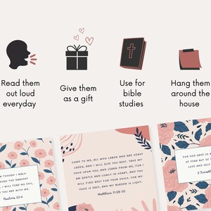 20 Bible Verses for Anxiety, Bible Verse Cards Printable, Scripture ...