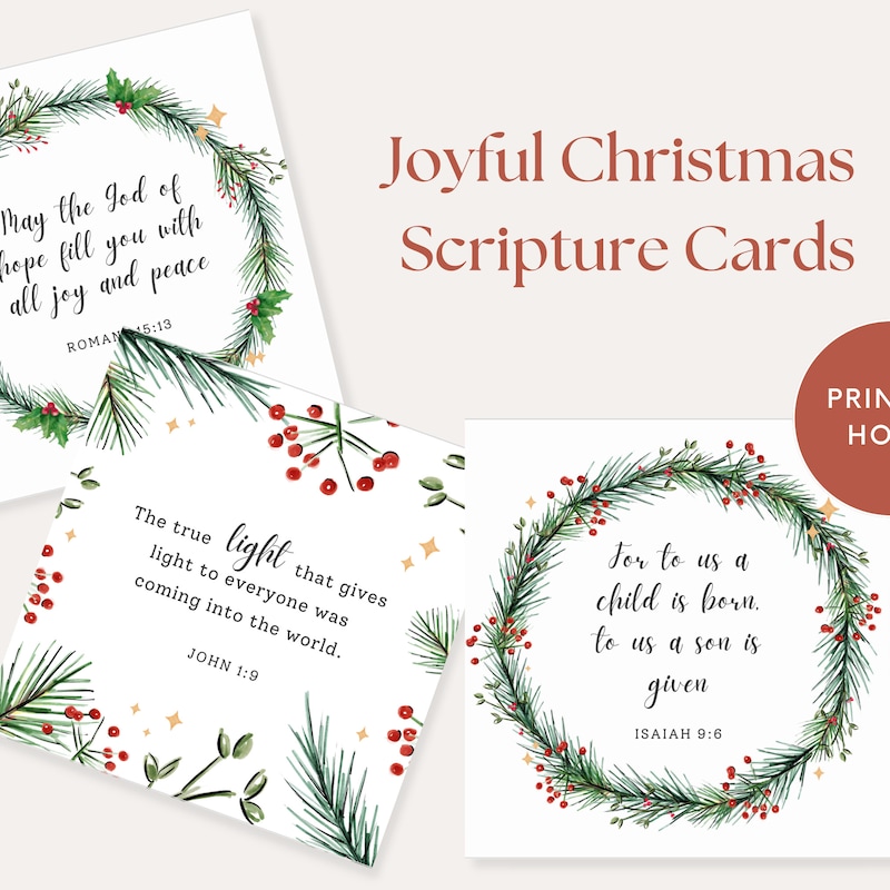 Christmas Scripture - Etsy