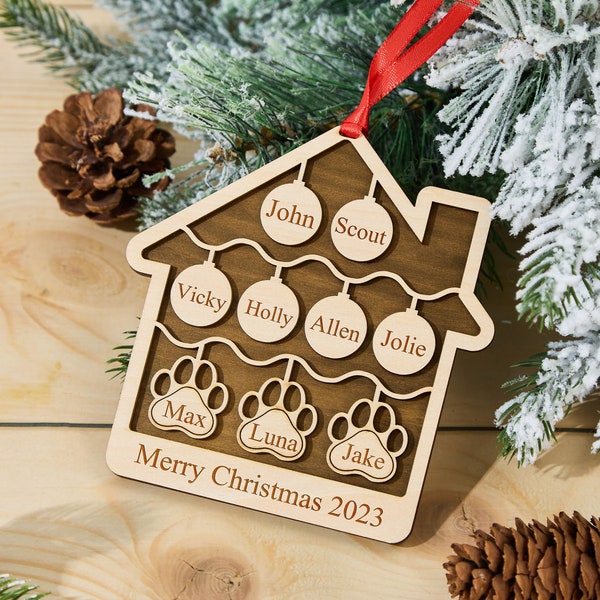 Personalized Wood Ornaments - Etsy