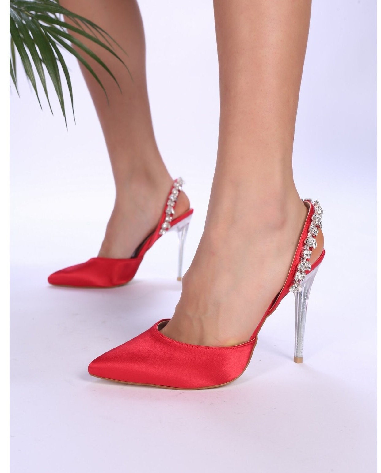 Red Bridal Shoes,red Satin Stiletto, Wedding Stiletto, Satin Red ...