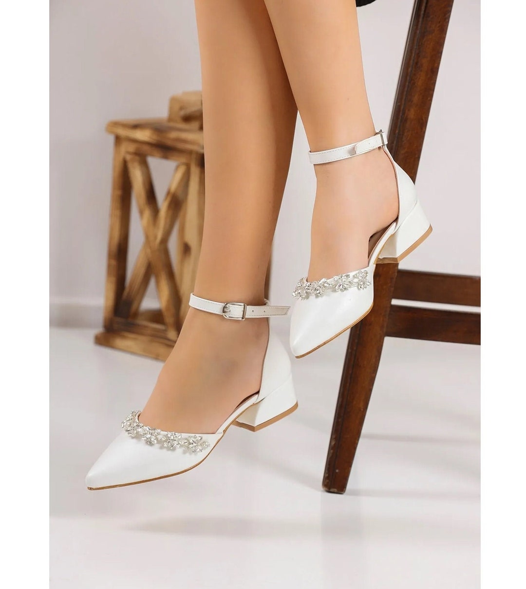 White Bridal Shoe,bridal Shoe,wedding Shoe,wedding Flat,wedding Bride ...
