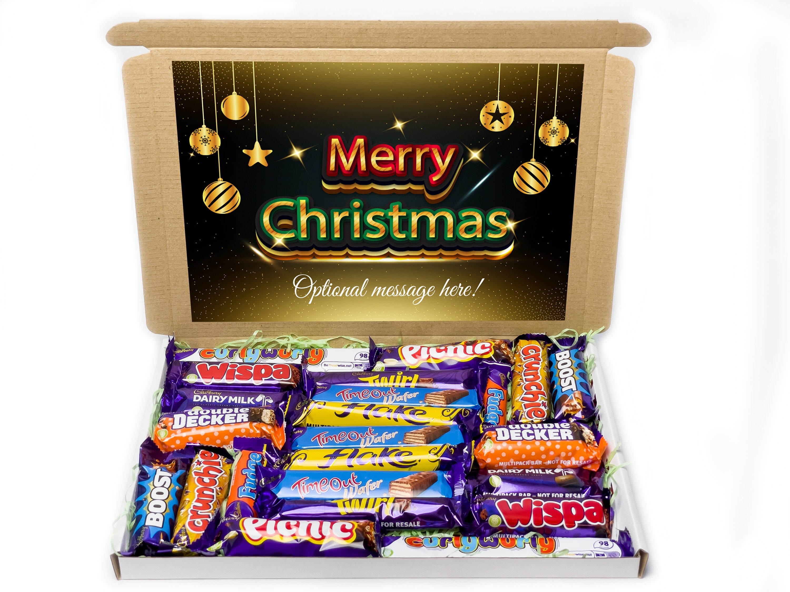 Christmas Cadbury Chocolate Box Hamper Secret Santa Present Chocolate ...