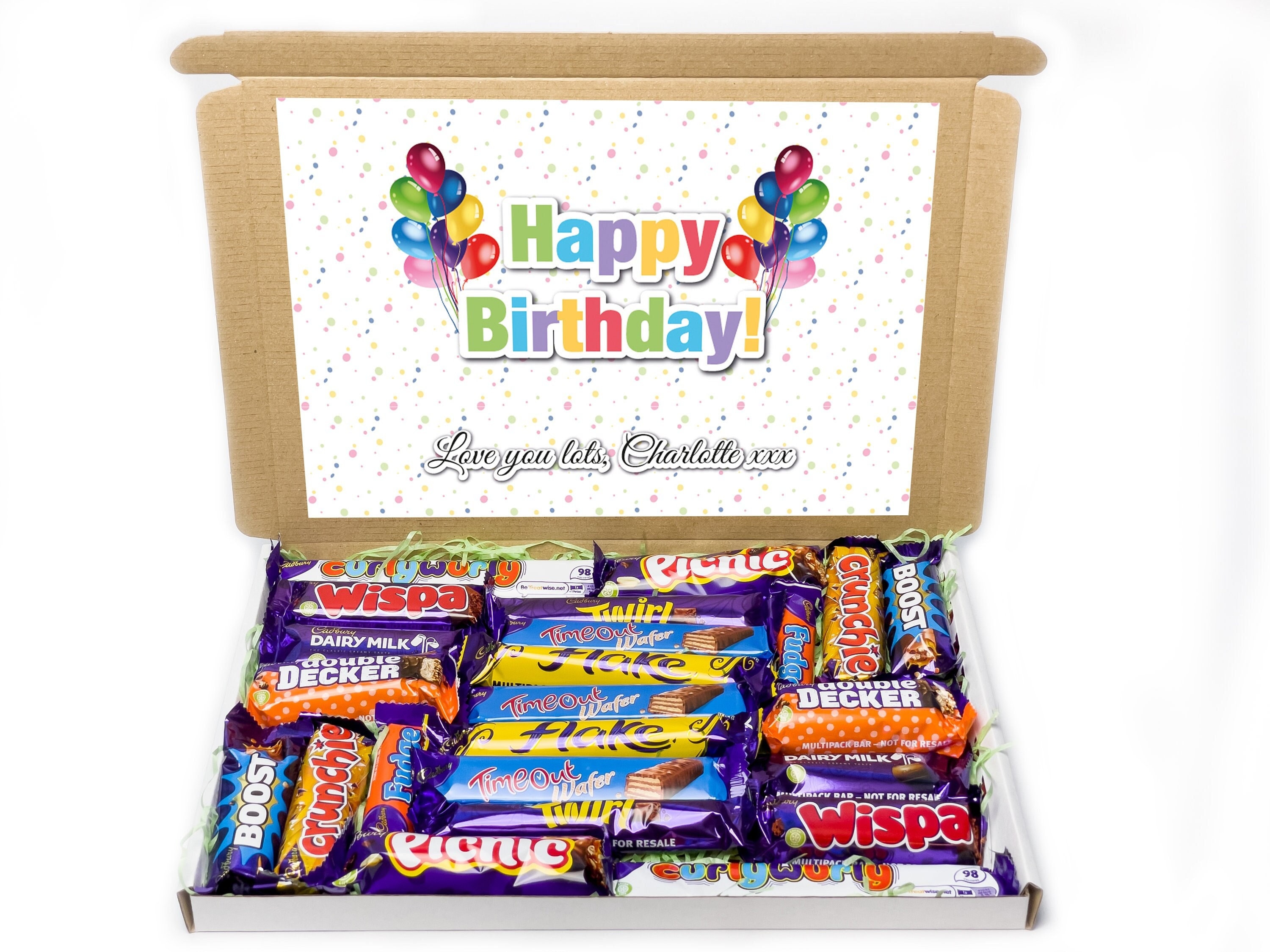 Happy Birthday Chocolate Box Birthday Chocolate Gifts Chocolate Gifts ...