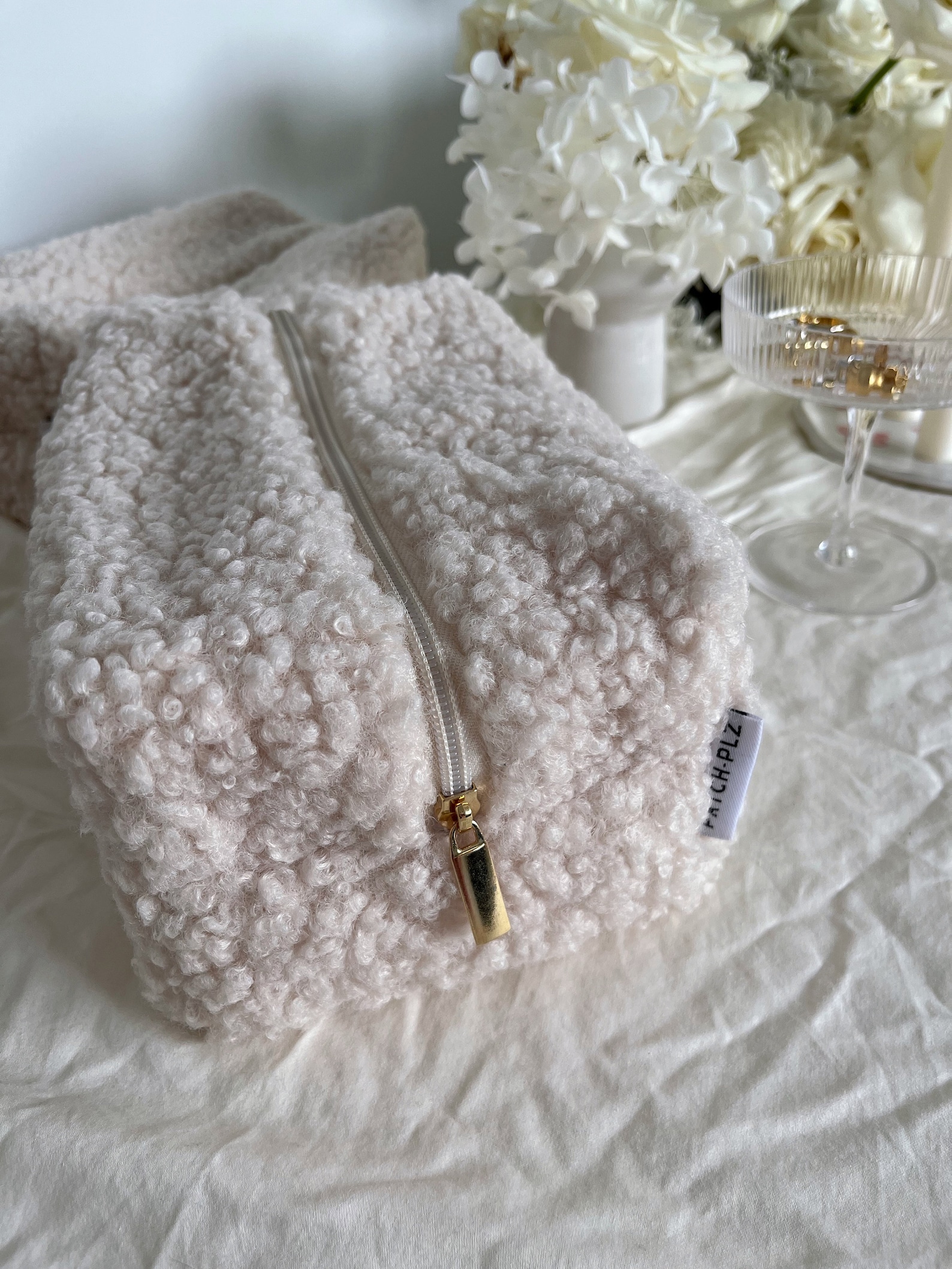 Teddy Makeup Bag Travel Pouch, Makeup Organizer, Skincare Bag, Toiletry ...