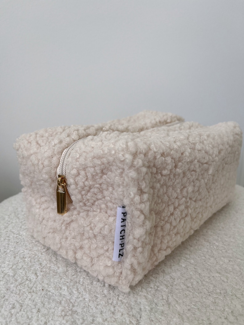 Teddy Makeup Bag Travel Pouch, Makeup Organizer, Skincare Bag, Toiletry ...