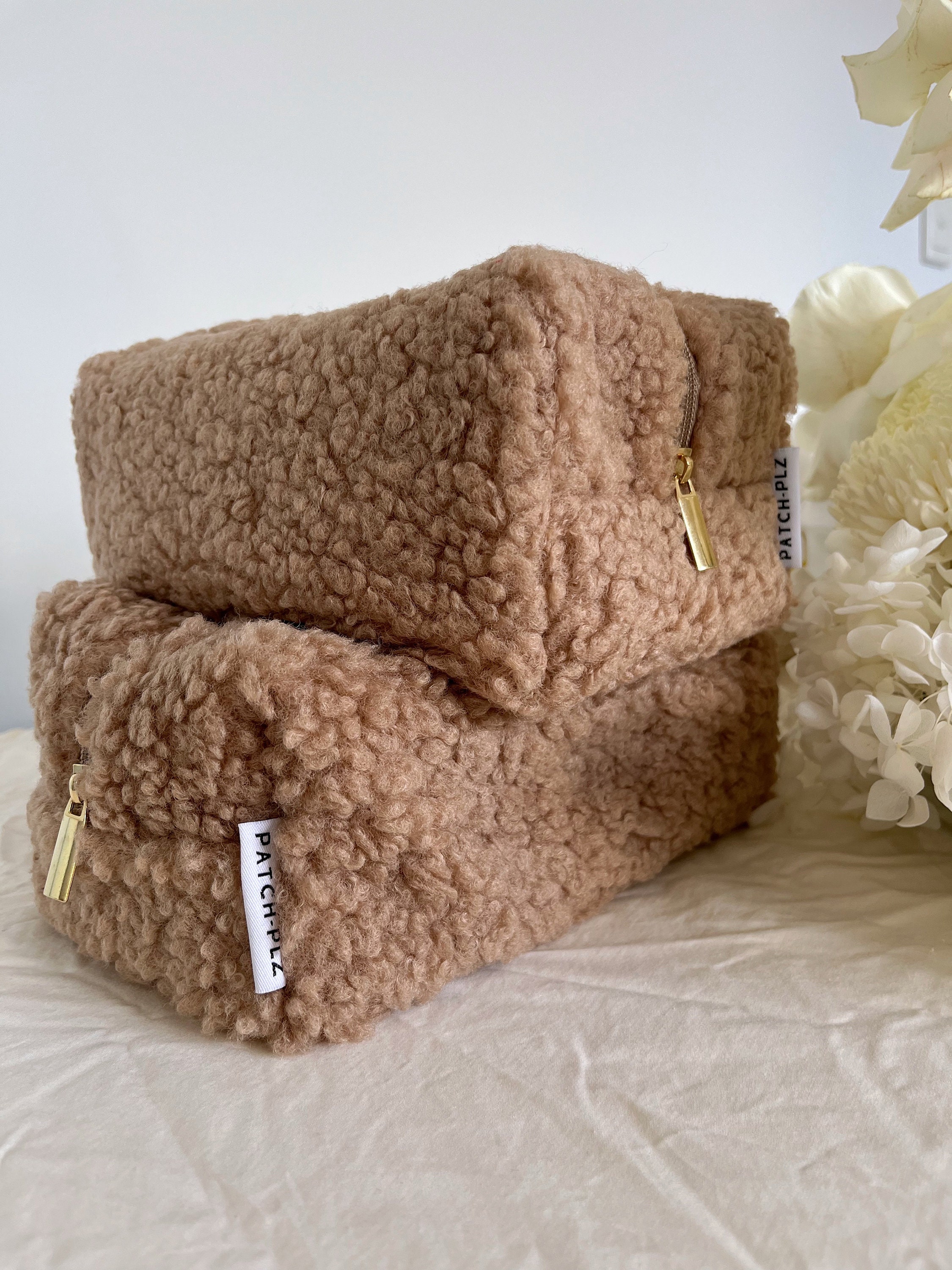 Teddy Makeup Bag Travel Pouch, Makeup Organizer, Skincare Bag, Toiletry ...