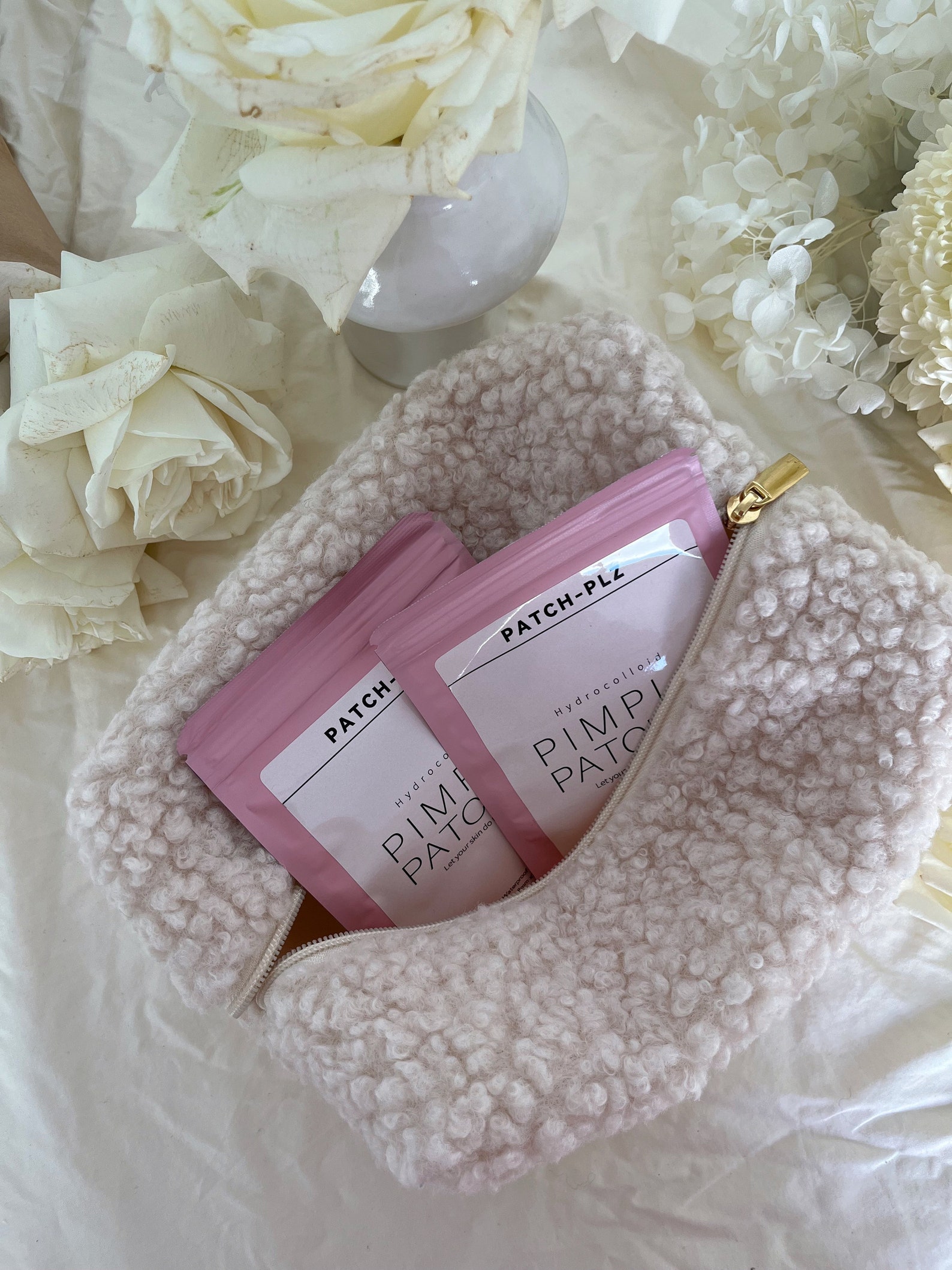 Teddy Makeup Bag Travel Pouch, Makeup Organizer, Skincare Bag, Toiletry ...