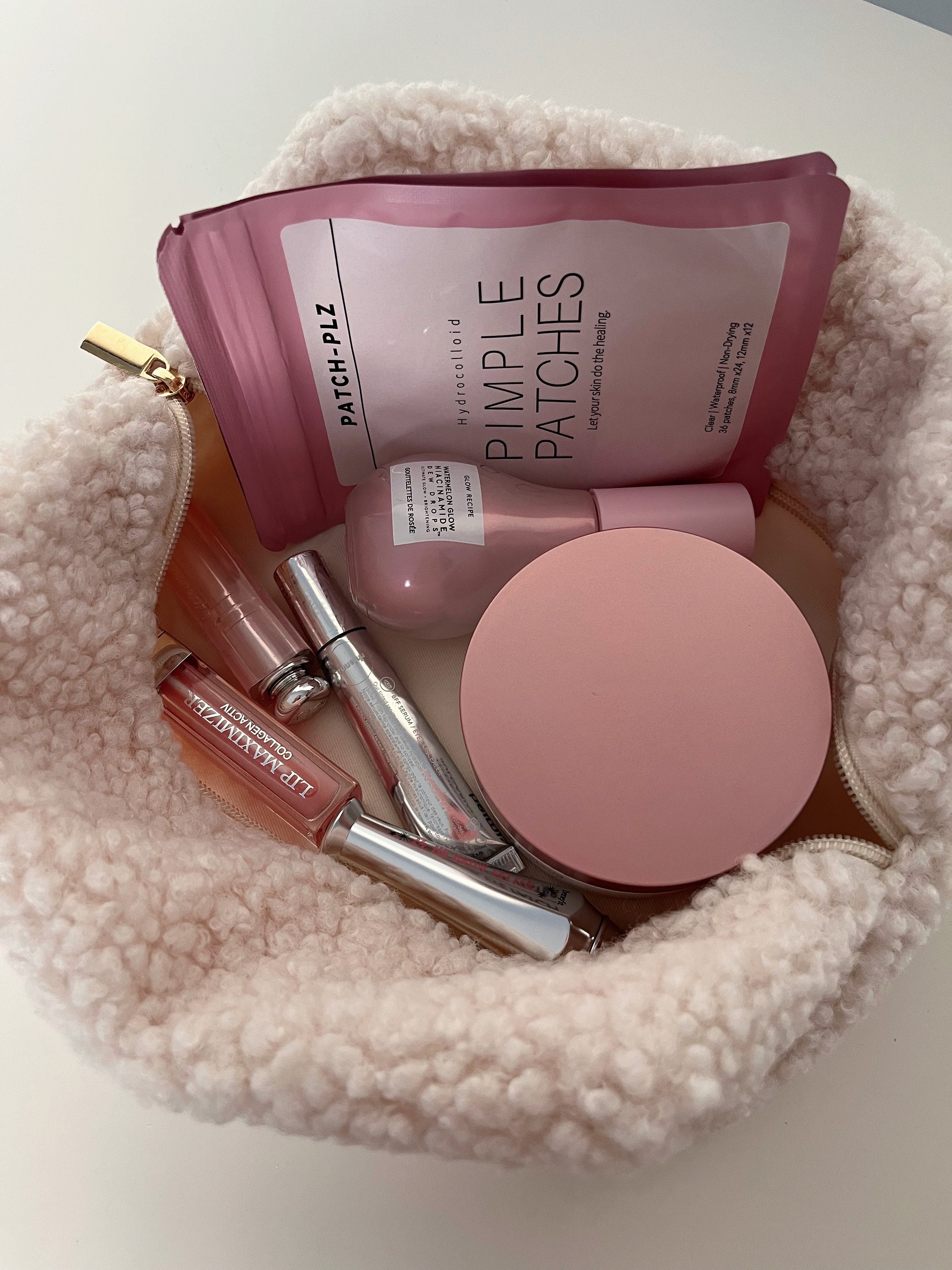 Teddy Makeup Bag Travel Pouch, Makeup Organizer, Skincare Bag, Toiletry ...