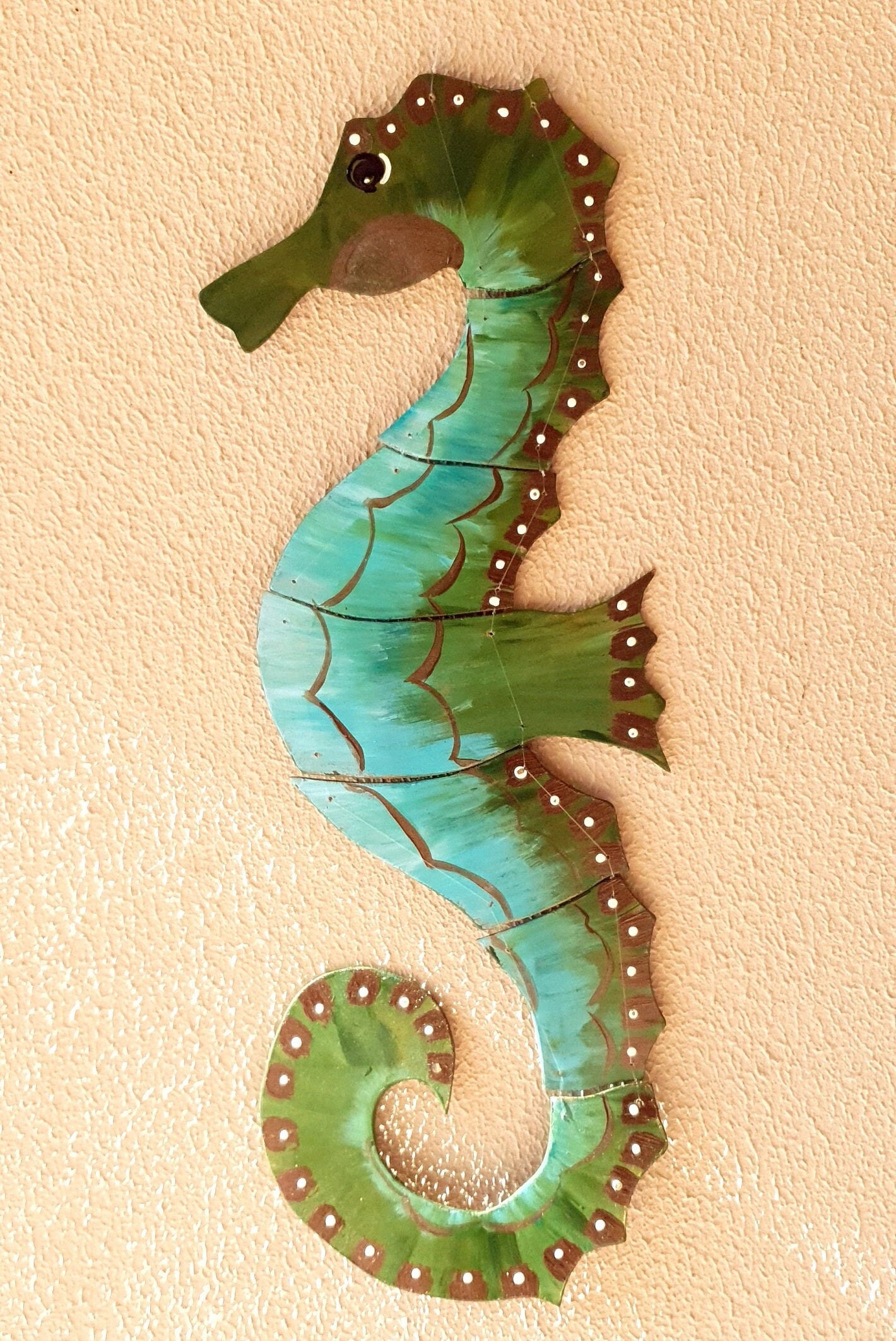 Seahorse Wall Hanging Seahorse Wall Decor Handmade - Etsy