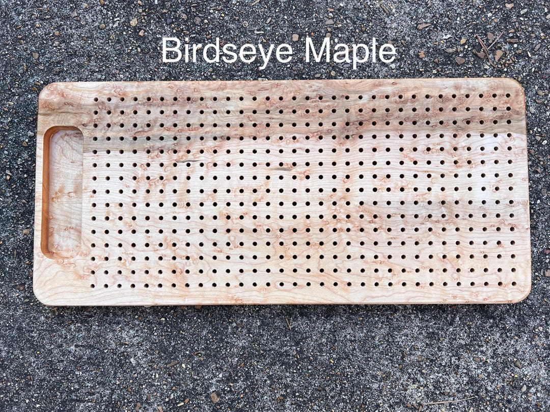 Hardwood Blocking Board With Pin Storage: Granny Square Project Board ...