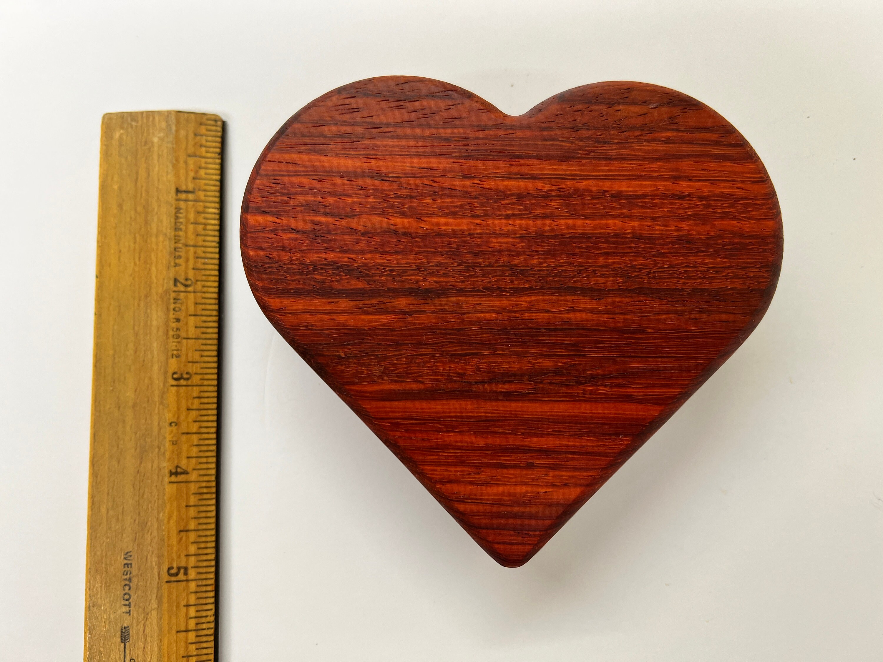Heart Shaped Wood Box With Magnetic Closure Keepsake Box - Etsy