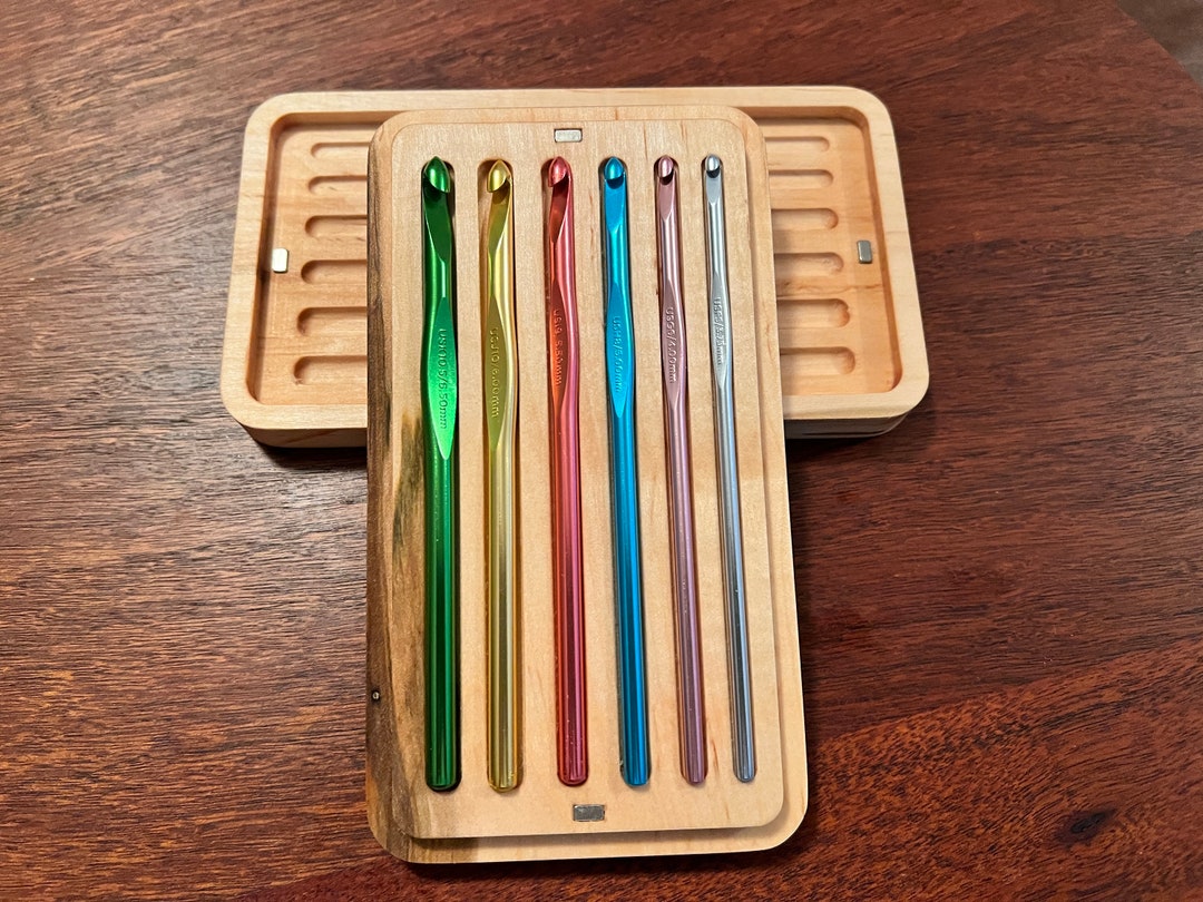 Crochet Hook Box (hooks Included) - Etsy