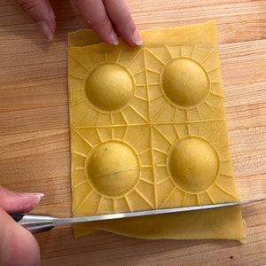 Wood Ravioli Mold Tray: Makes Eight 3" Ravioli - Etsy
