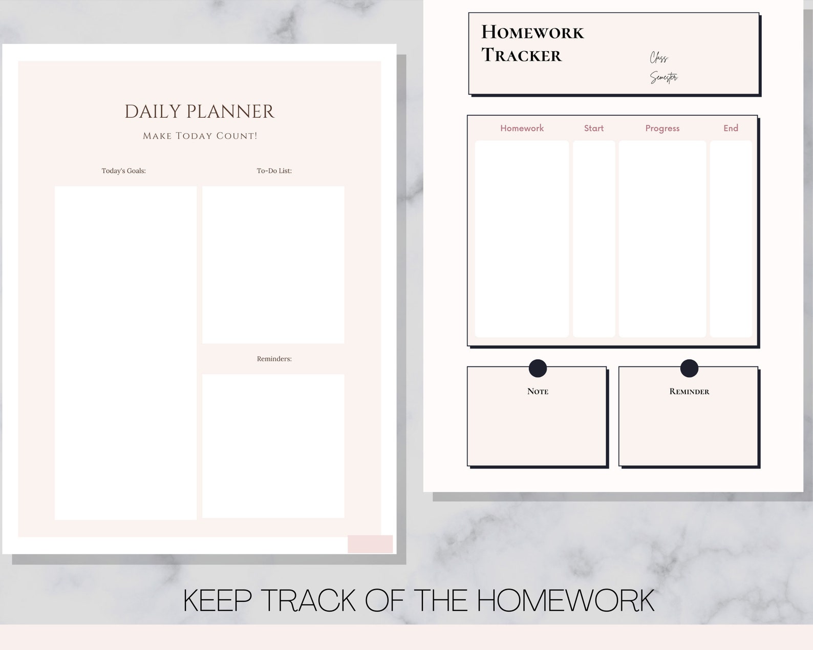 BACK TO SCHOOL Printable Planner, Weekly School Schedule Printable ...