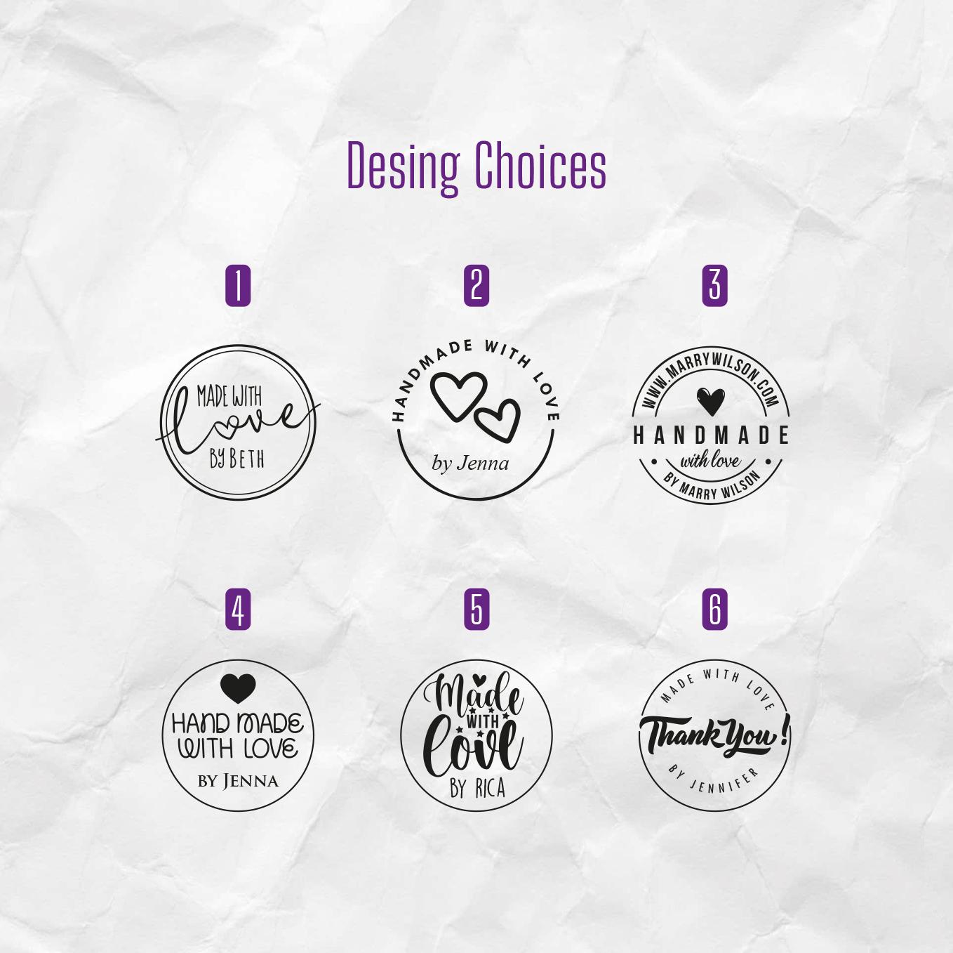 CUSTOM HANDMADE STAMP, Hand Made Stamp, Personalized Hand Made Stamp ...