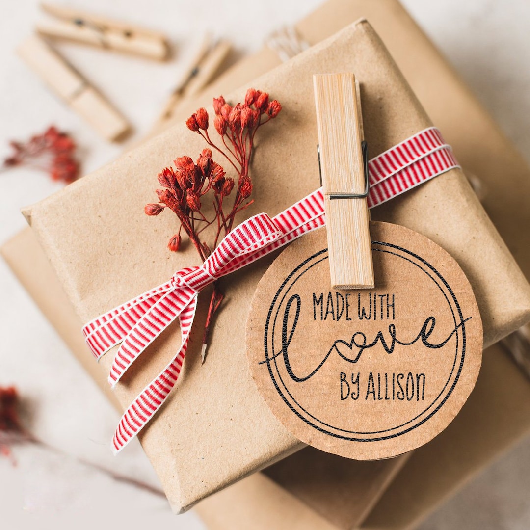 CUSTOM HANDMADE STAMP, Hand Made Stamp, Personalized Hand Made Stamp, Hand Made Company Stamp ...