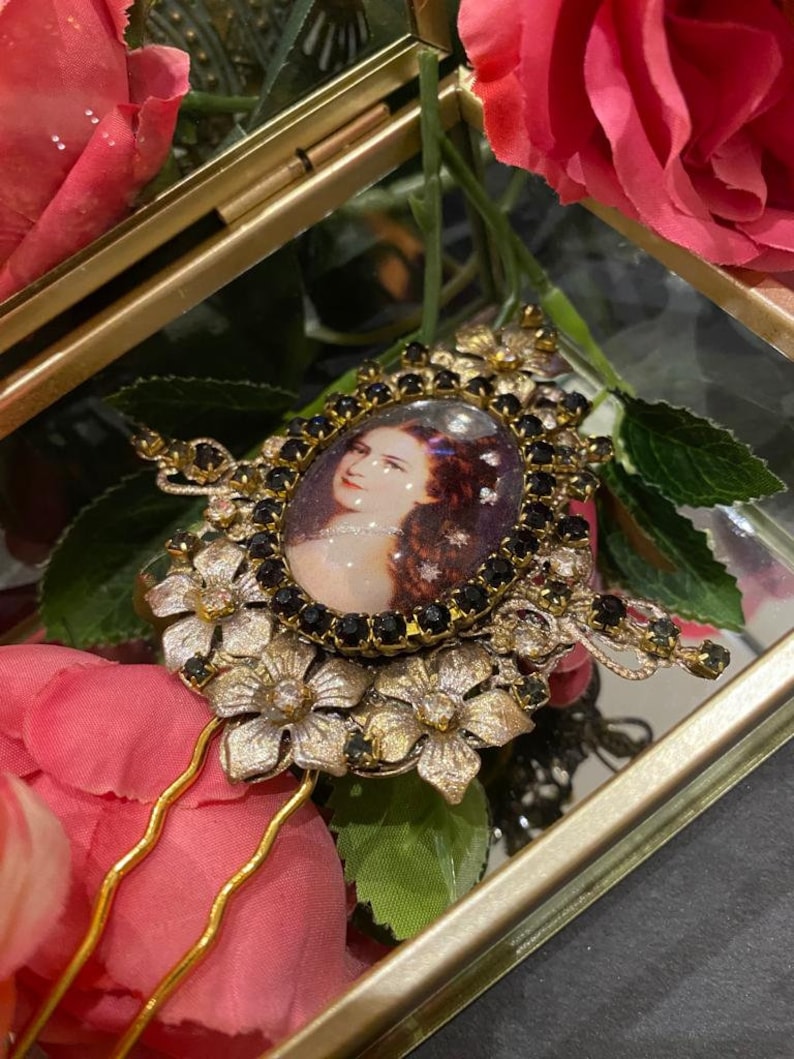 Hairpin "the Empress" Handmade Fairy Tale Hair Jewellery* Sisi Hairpin ...