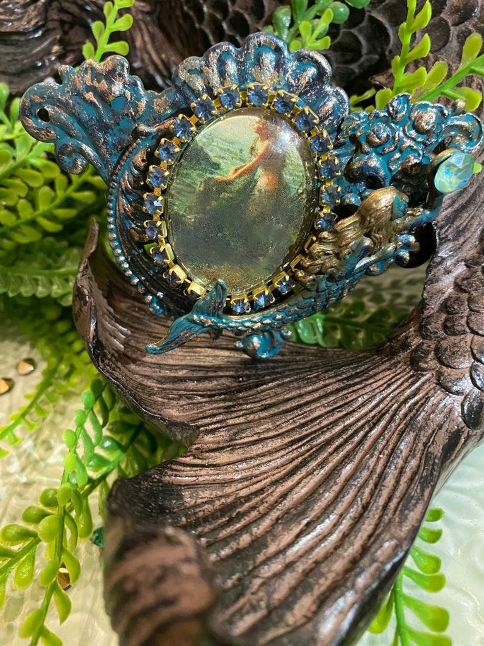 Hair Clip "misty Tides" Mermaid Hairclip*mermaidcore*handmade Fairy ...