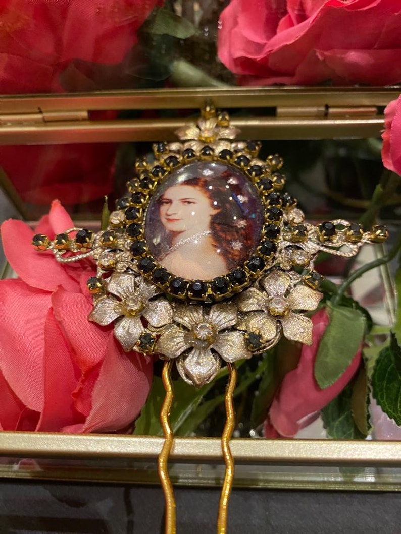 Hairpin "the Empress" Handmade Fairy Tale Hair Jewellery* Sisi Hairpin ...